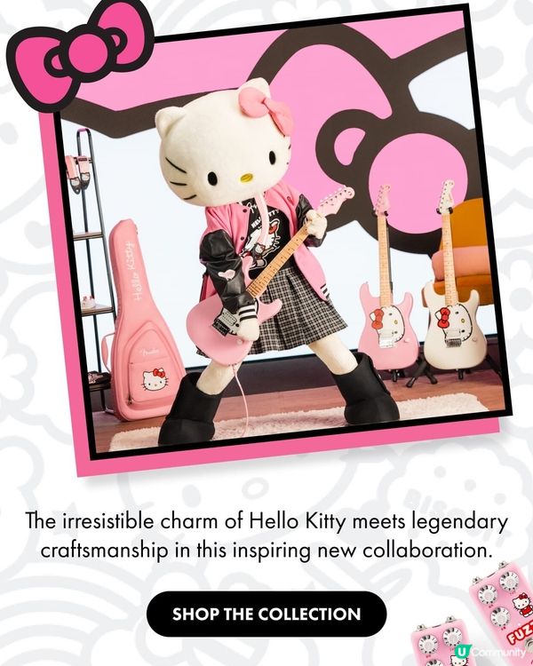 FENDER xHello Kitty collection | U Lifestyle - 香港優惠及生活資訊平台