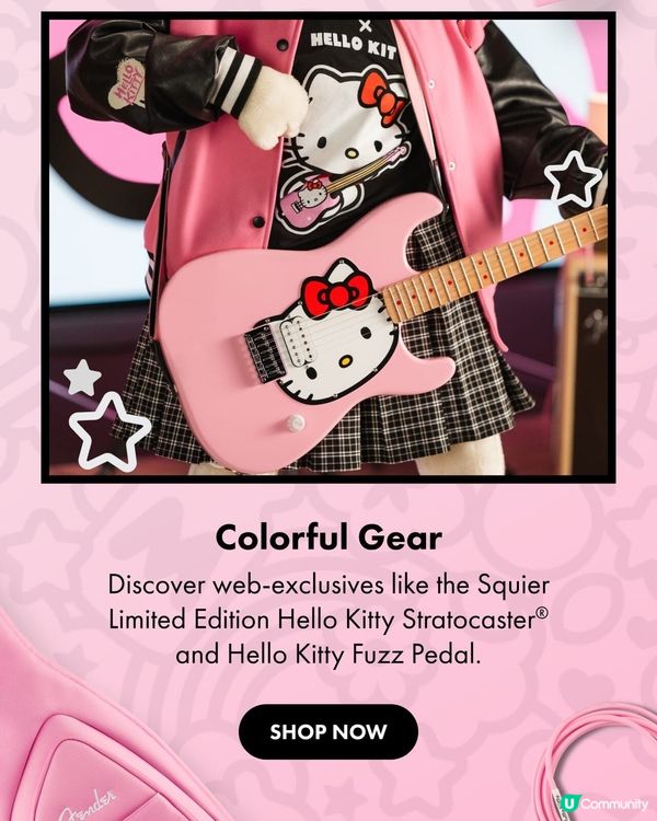 FENDER xHello Kitty collection | U Lifestyle - 香港優惠及生活資訊平台