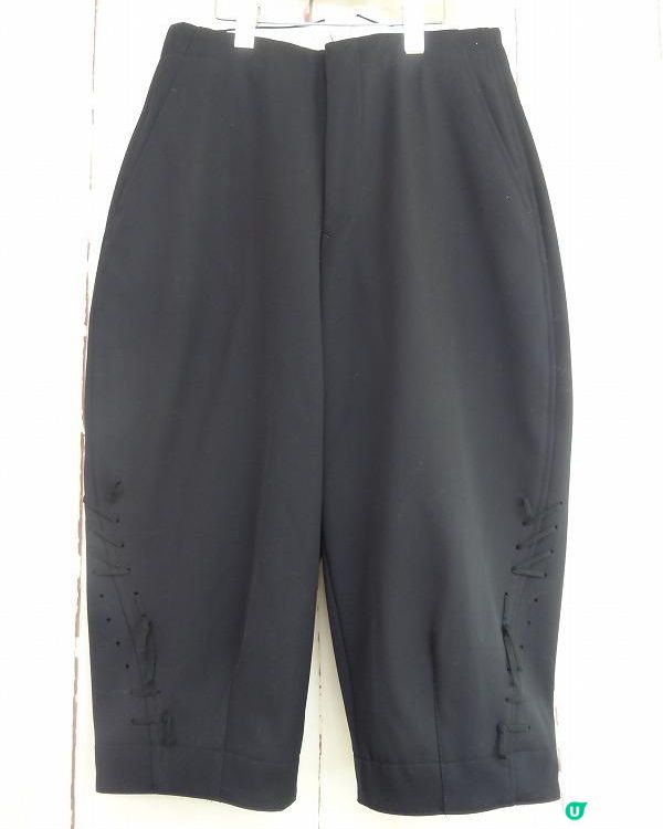 CDG黑色7分褲（Funbid）