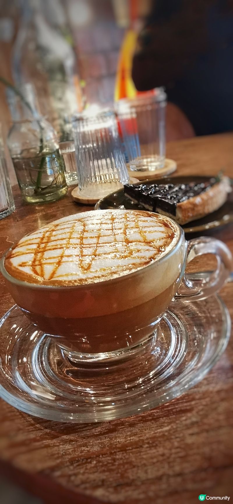Almond milk Caramel Macchiato